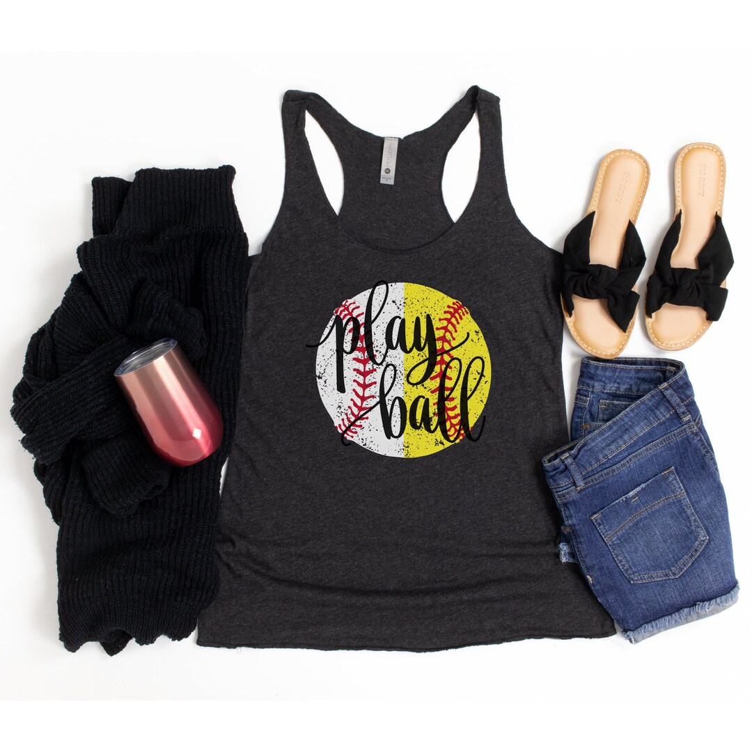 Baseball Tank Top, Softball Tank, Baseball Mom Tanks, Baseball Tee ...