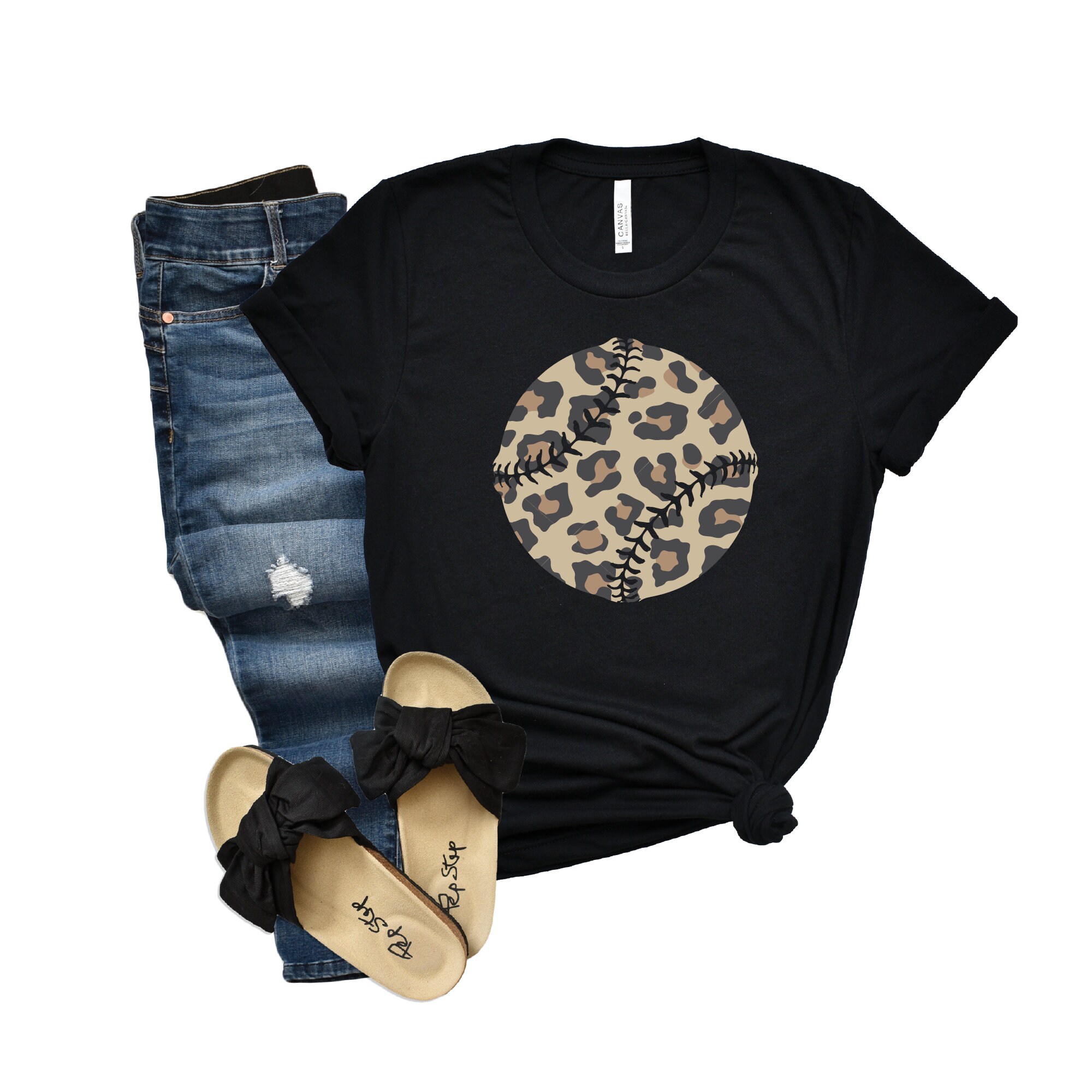 Leopard Baseball Shirt, Baseball Shirts for Women, Baseball Mom Shirts ...