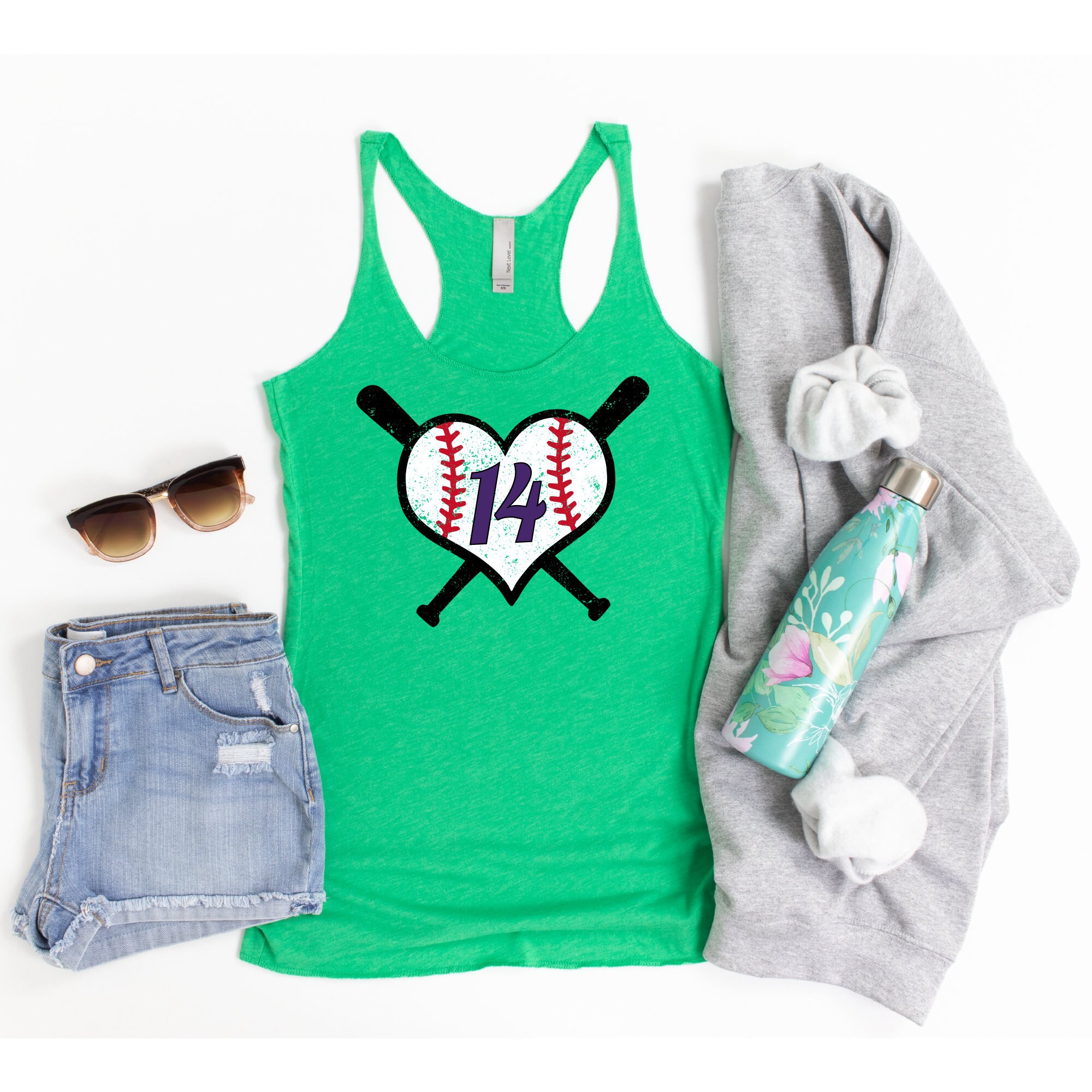 Personalized Baseball Tank Top, Baseball Shirts for Women, Baseball Mom ...