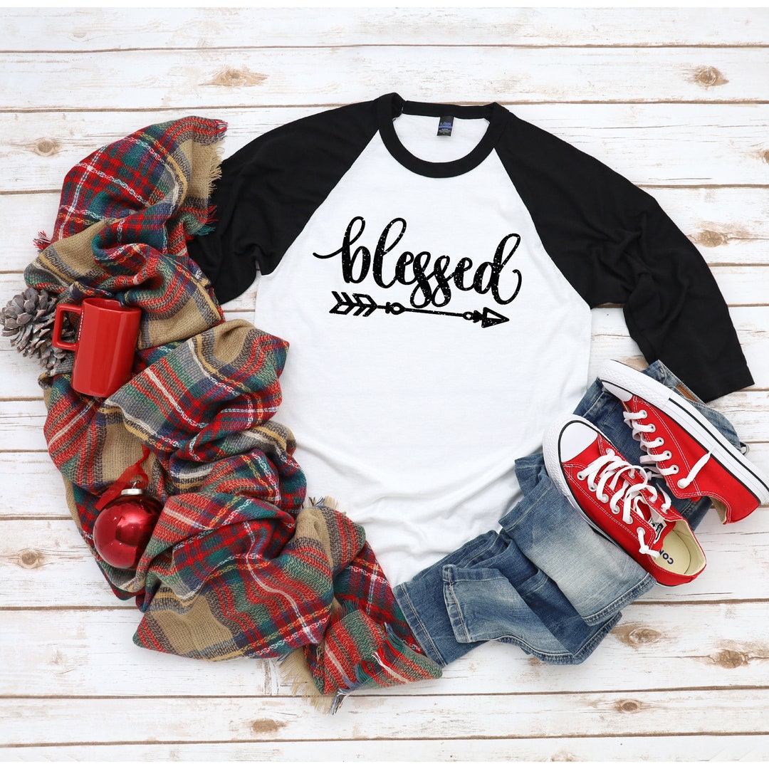 Blessed Shirt, Fall Shirt Women, Blessed Tshirts, Blessed Long Sleeve ...