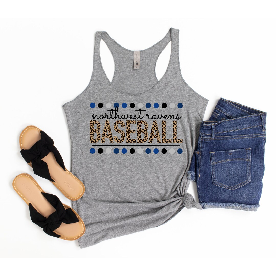 Baseball Mom Tank Top, Baseball Tank Tops, Personalized Baseball Tanks ...