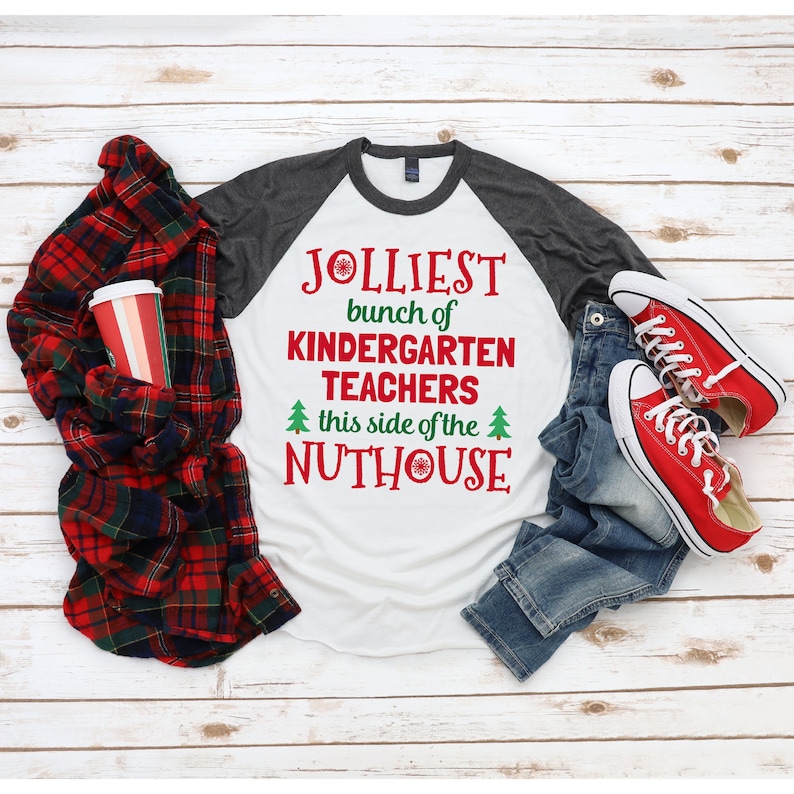 Teacher Christmas Shirt Teacher Shirt Personalized Christmas - Etsy