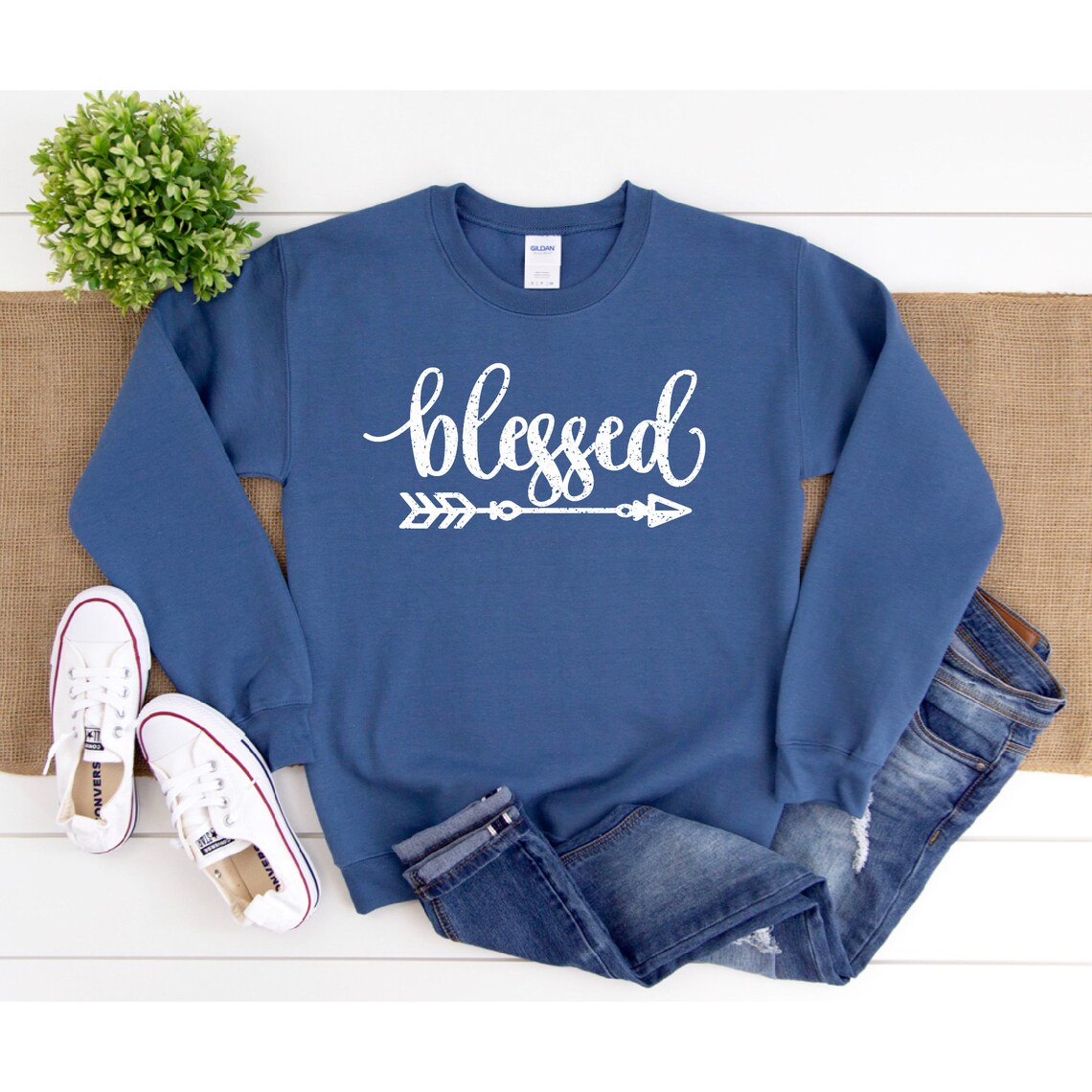 Blessed Sweatshirt, Fall Sweater, Thanksgiving Sweatshirts for Women ...