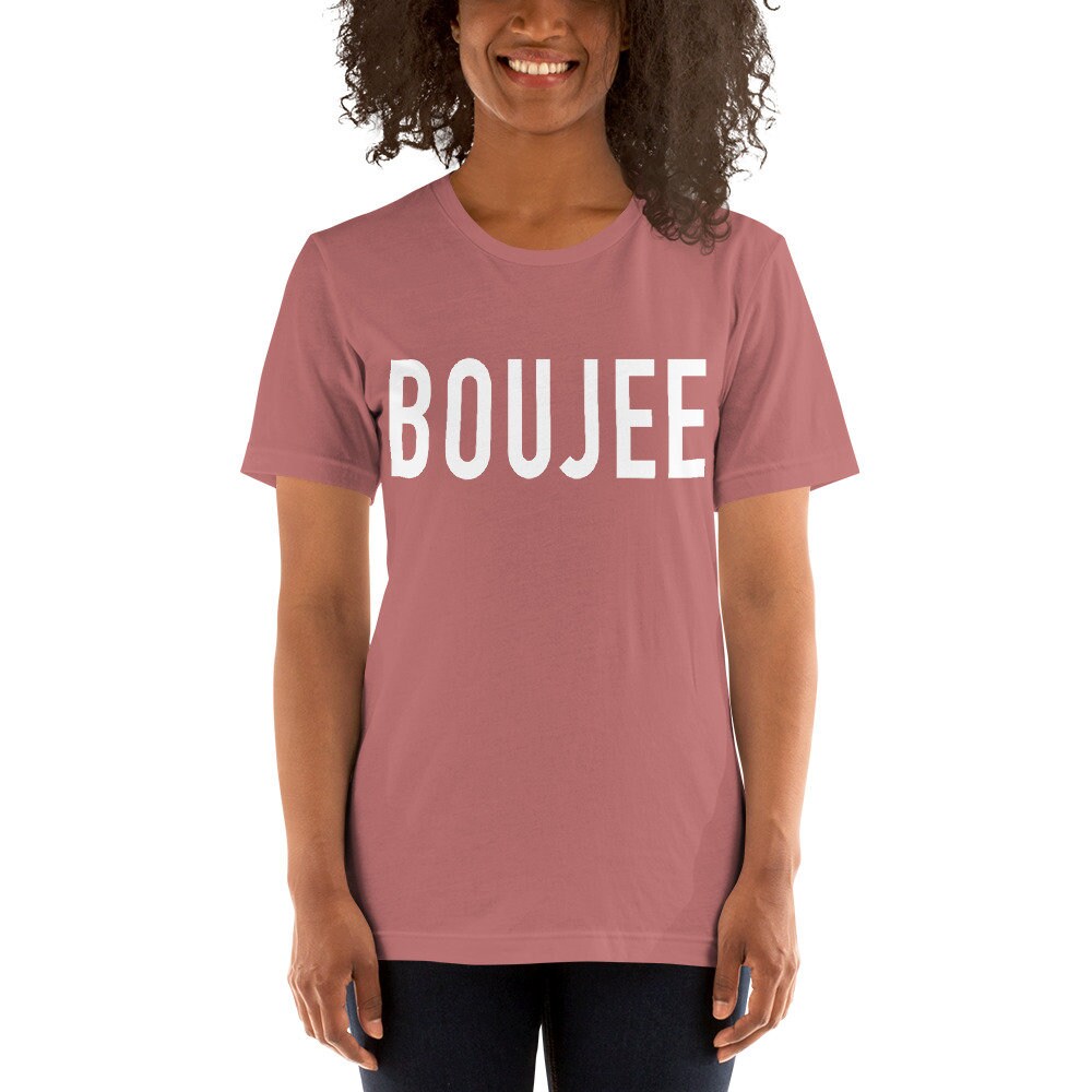 Boujee Shirt Shirts With Sayings Bad and Boujee Funny | Etsy