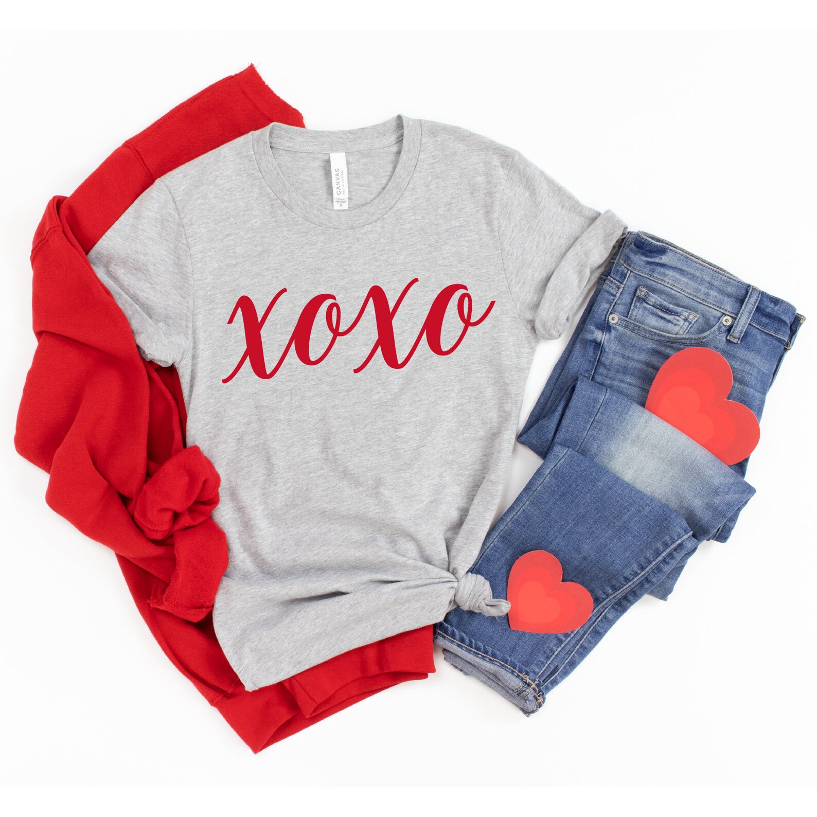 XOXO Shirt Xoxo Tshirt Valentines Shirt Womens Valentine - Etsy