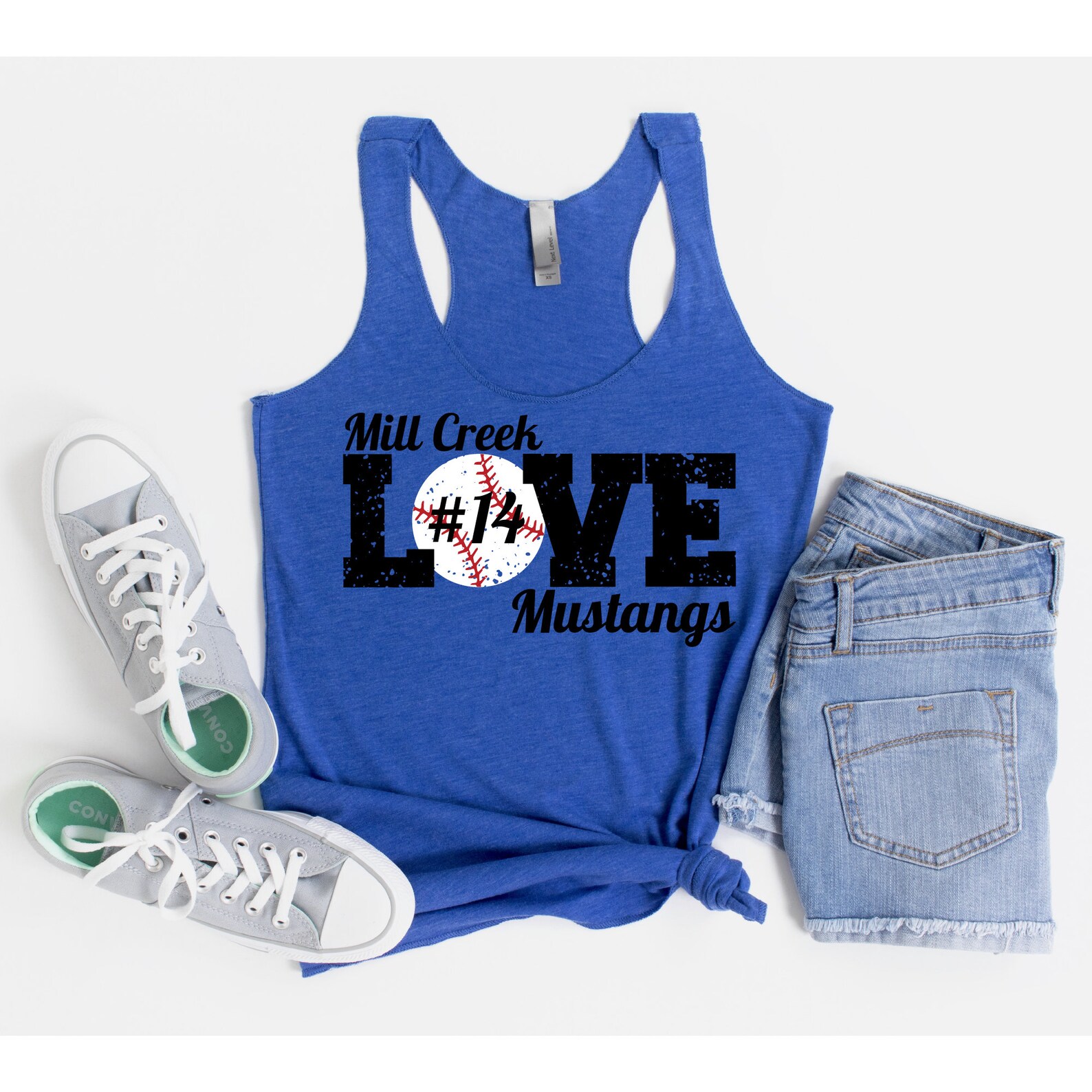 Personalized Baseball Tank Top, Custom Baseball Shirts for Women ...