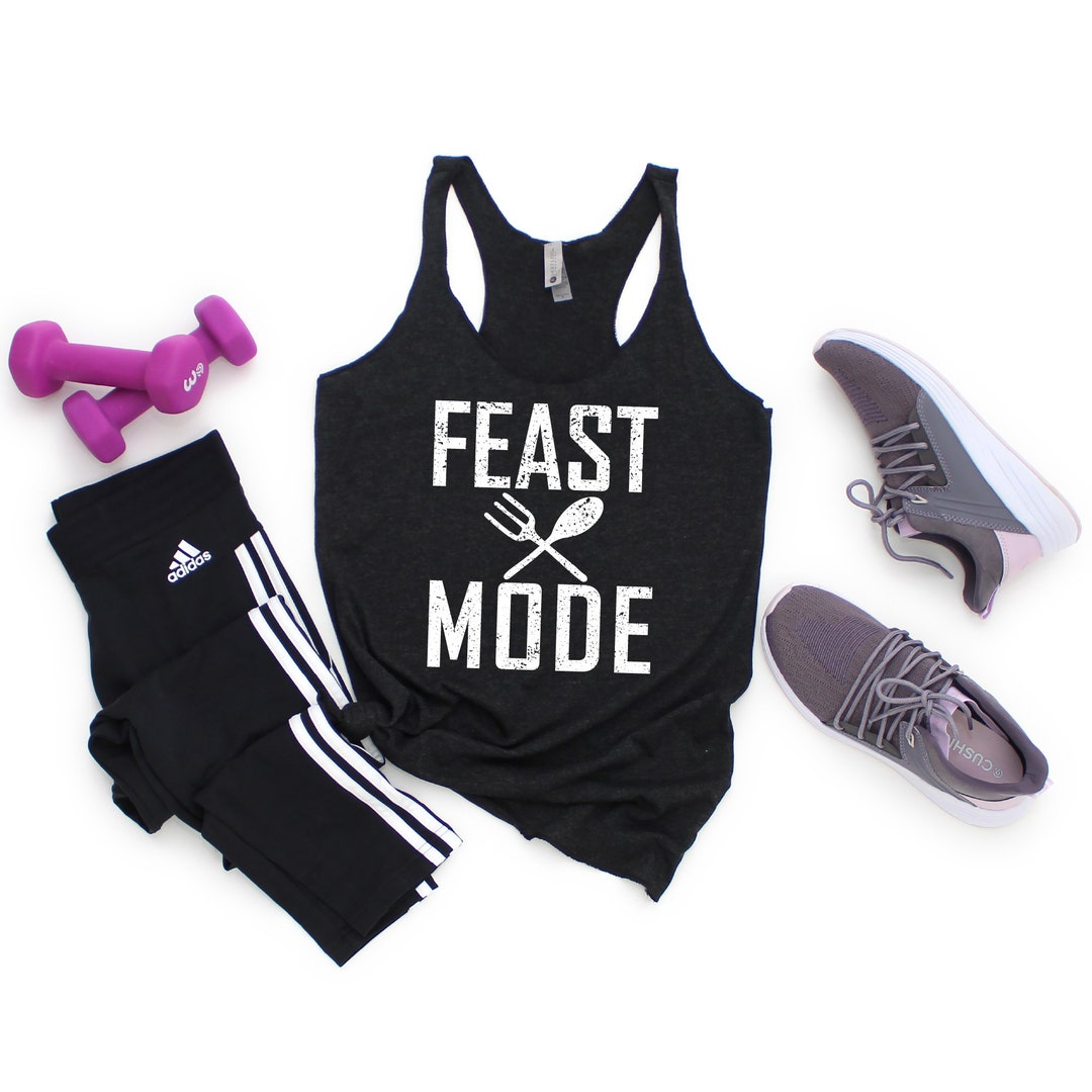 Thanksgiving Tank Funny, Feast Mode, Thanksgiving Tank Tops Women ...