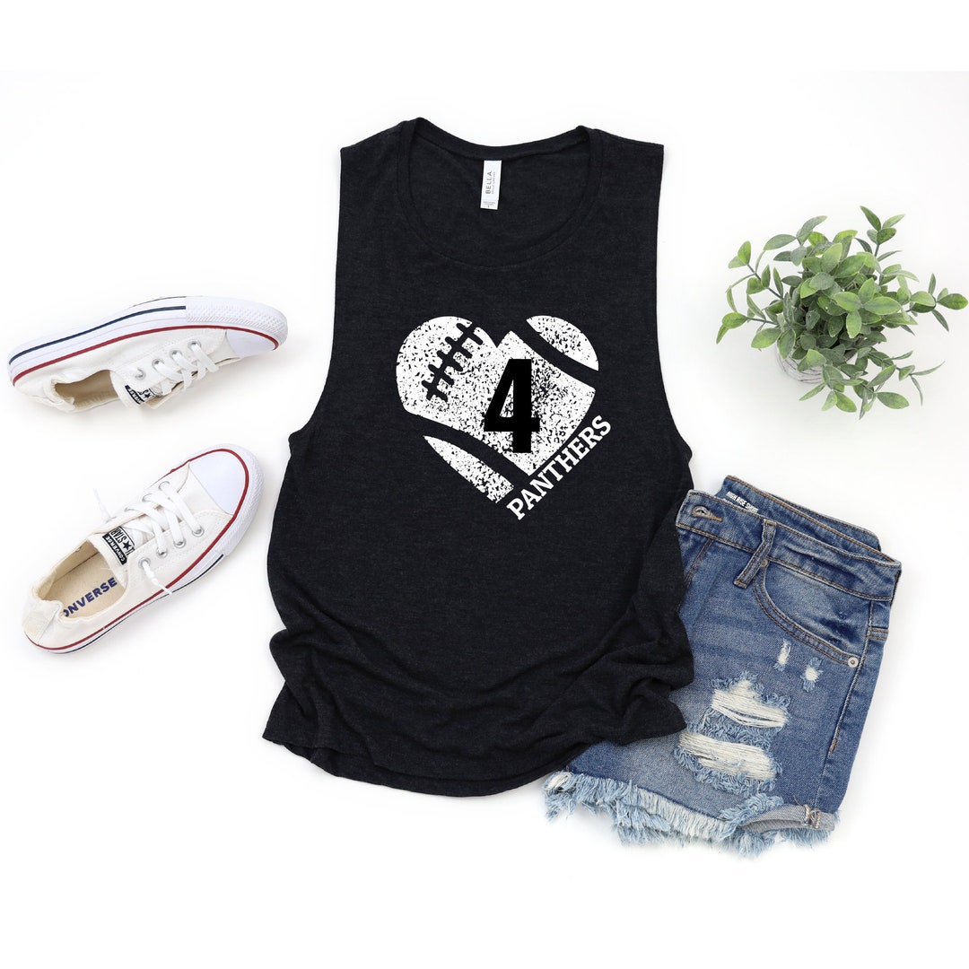 Football Mom Tank Tops, Football Muscle Tank, Football Shirts for Women ...
