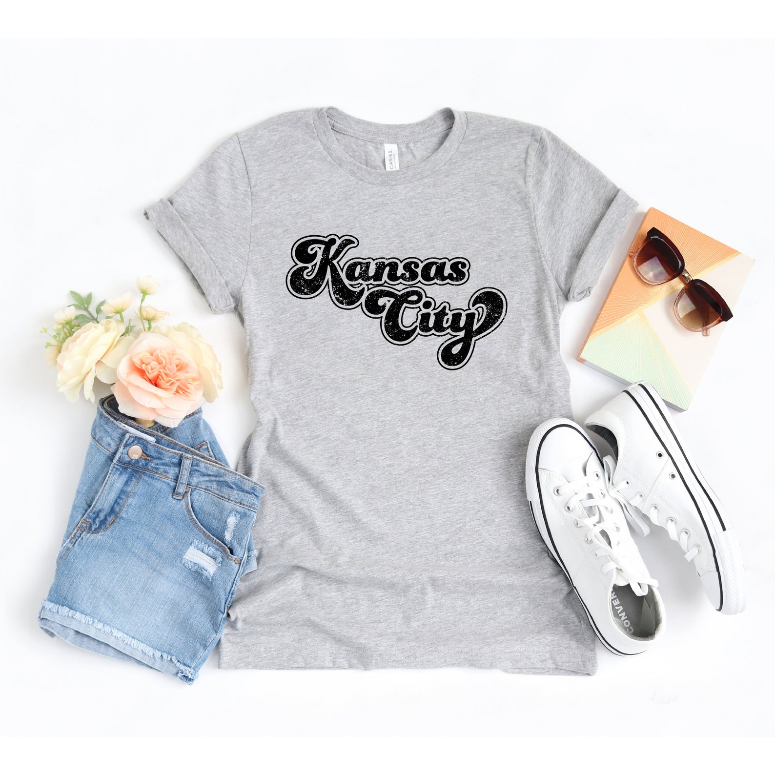 Kansas City Shirt KC Shirt Kansas City Graphic Tee Womens - Etsy