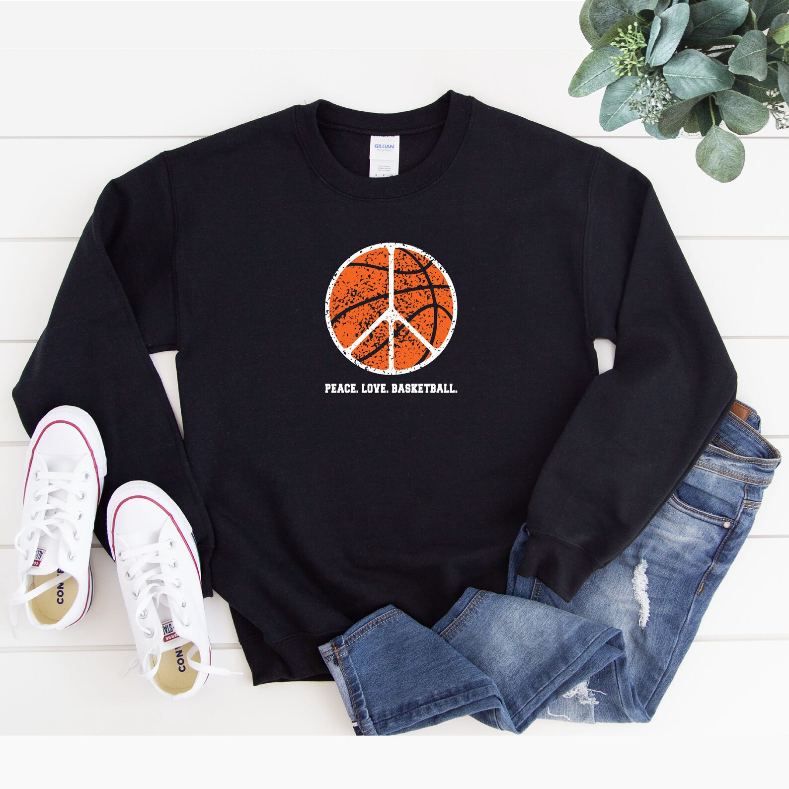 Basketball Sweatshirt, Womens Long Sleeve Basketball Shirt, Basketball ...