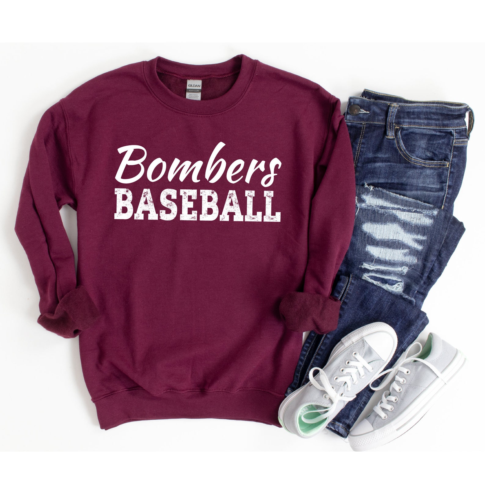 Custom Baseball Sweatshirt Womens Baseball Sweatshirt | Etsy