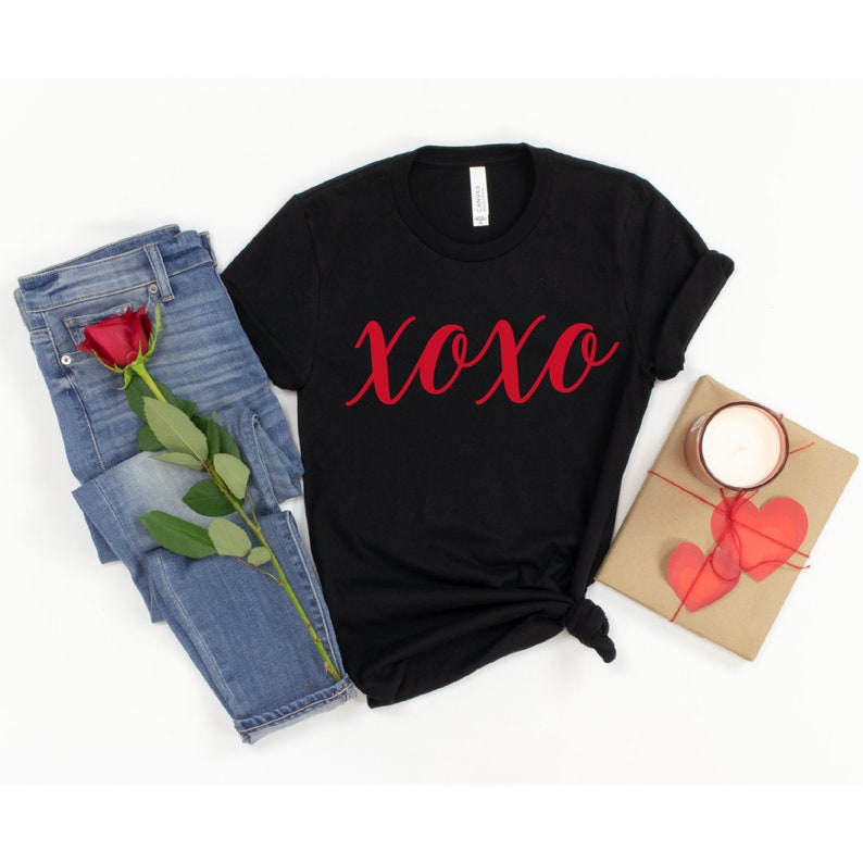 XOXO Shirt Xoxo Tshirt Valentines Shirt Womens Valentine - Etsy