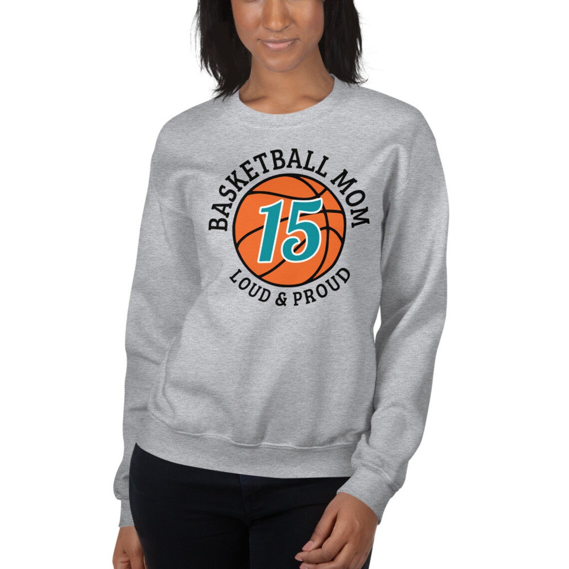 Basketball Sweatshirt Women Basketball Mom Sweatshirt - Etsy