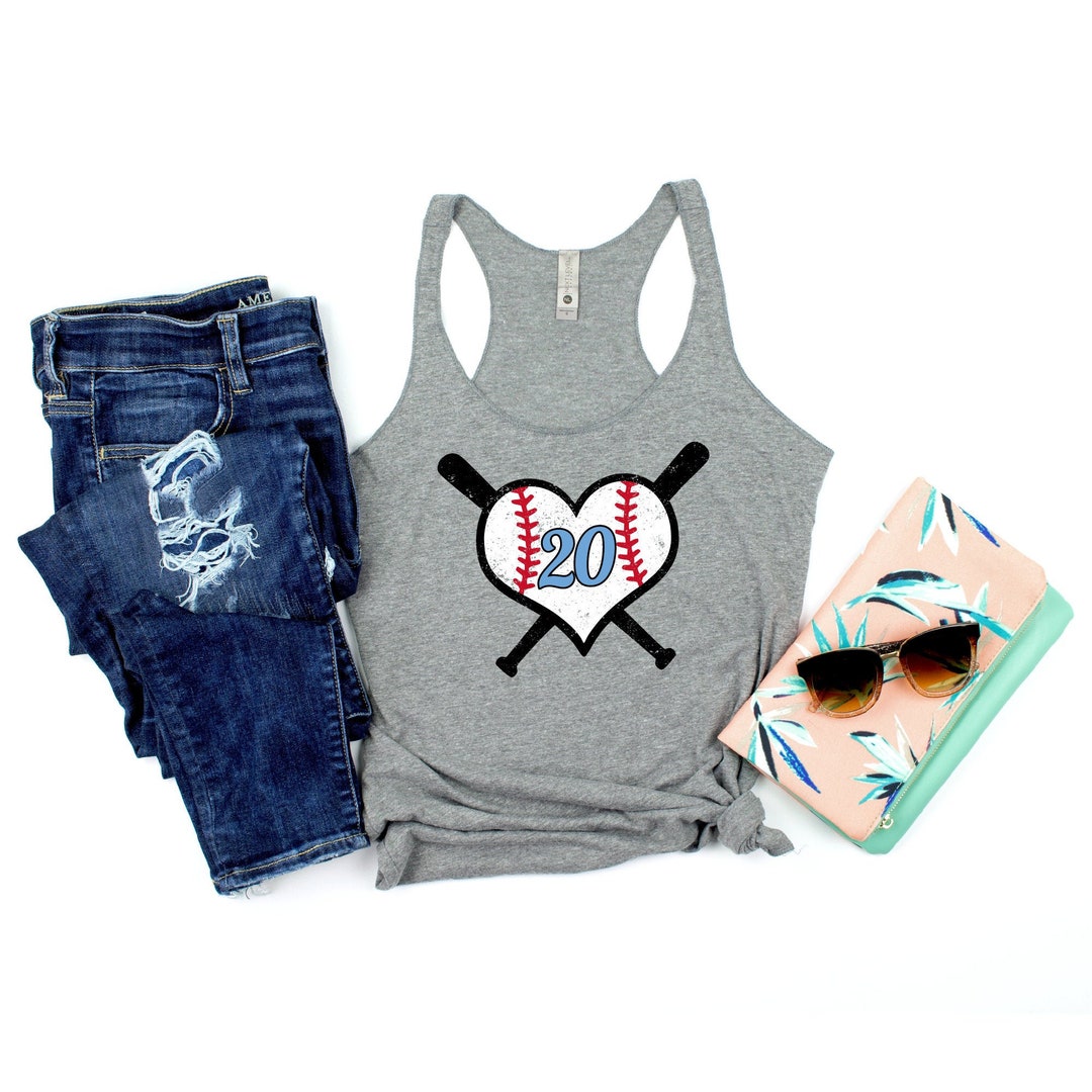 Personalized Baseball Tank Top, Baseball Shirts for Women, Baseball Mom ...