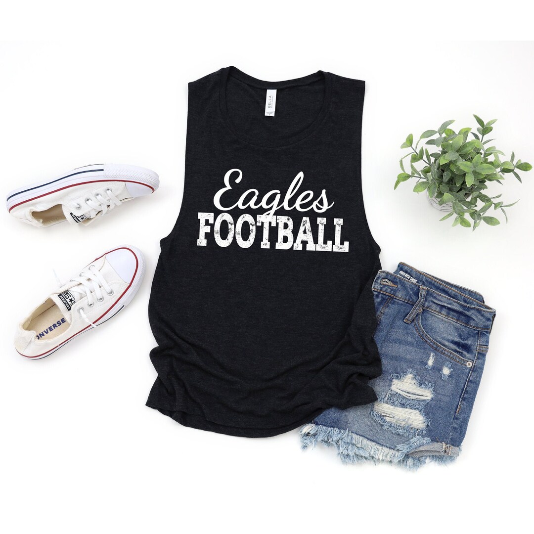Custom Football Tank Tops for Women, Personalized Football Shirt, Team ...
