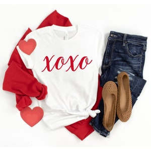 XOXO Shirt, Xoxo Tshirt, Valentines Shirt, Womens Valentine Shirt ...