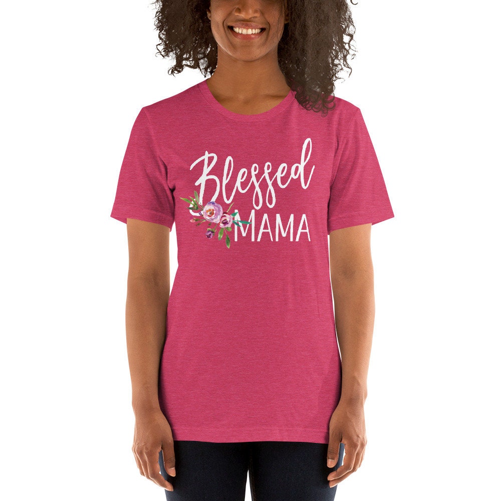 Mom Shirt, Mama Shirt, Blessed Mama Shirt, Mommy and Me Outfit, Mothers ...