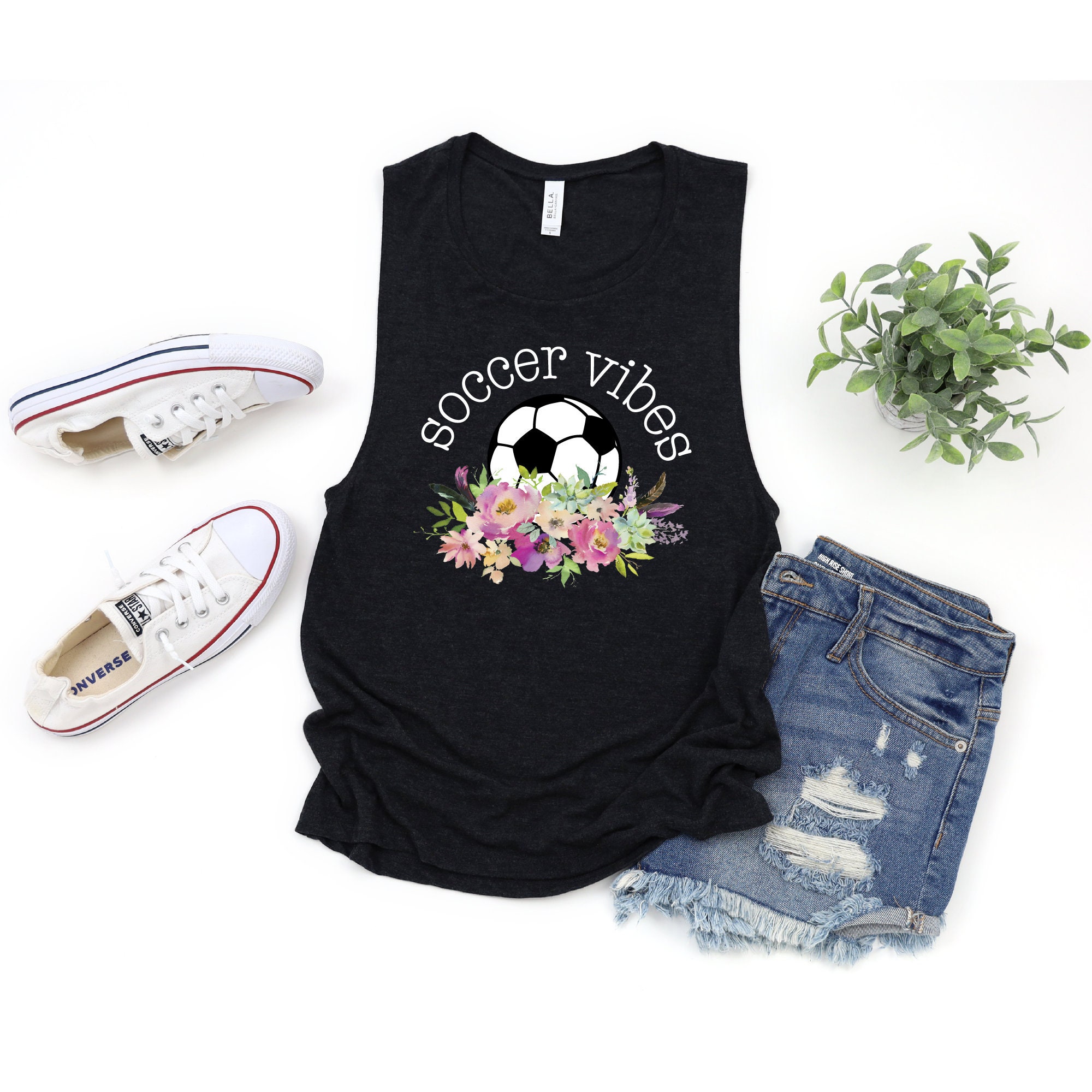 Soccer Tank Tops Soccer Muscle Tank Soccer Shirts for Women - Etsy