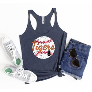 Baseball Tank for Women, Custom Baseball Tank, Personalized Baseball ...