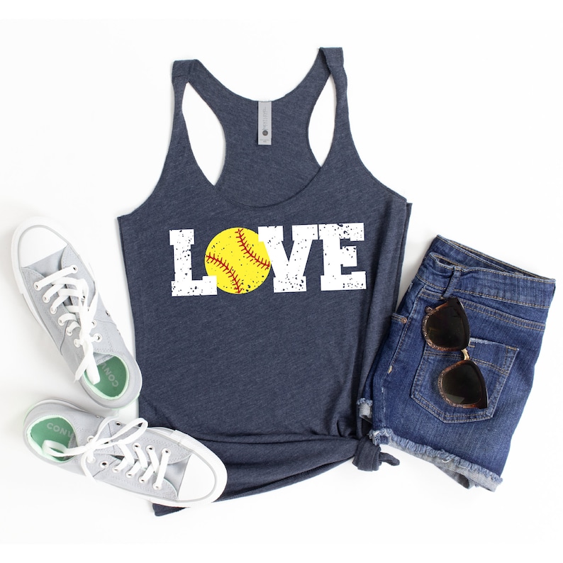 Softball Tank Tops for Women, Softball Shirts for Women, Softball Shirt ...