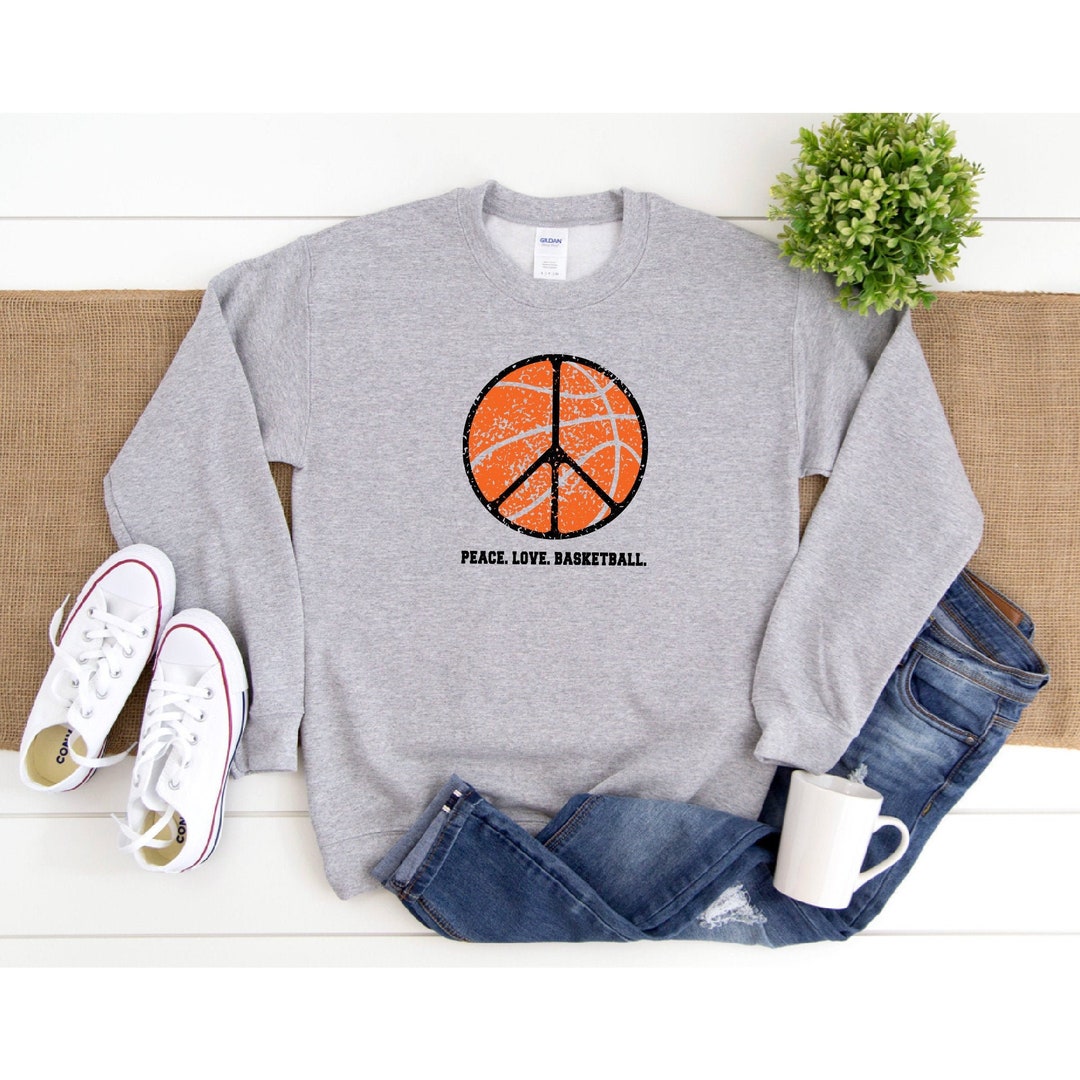 Basketball Sweatshirt, Womens Long Sleeve Basketball Shirt, Basketball ...