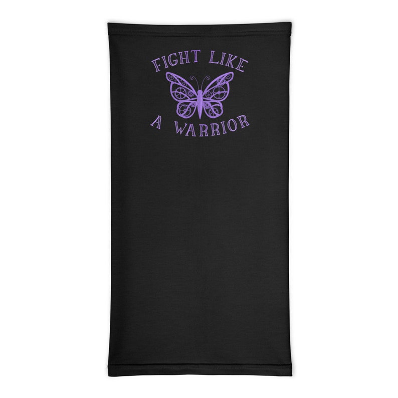 Fibro Lupus Warrior Bandana Face Mask - CFS FMS Spoonie Purple ...