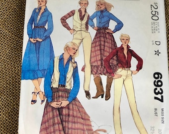 Western vest pattern | Etsy