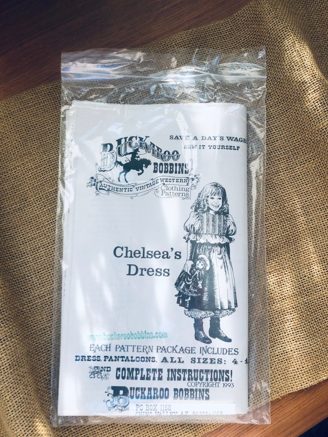 Buckaroo Bobbins Girl's Chelsea Dress and Pantaloons Authentic Vintage ...