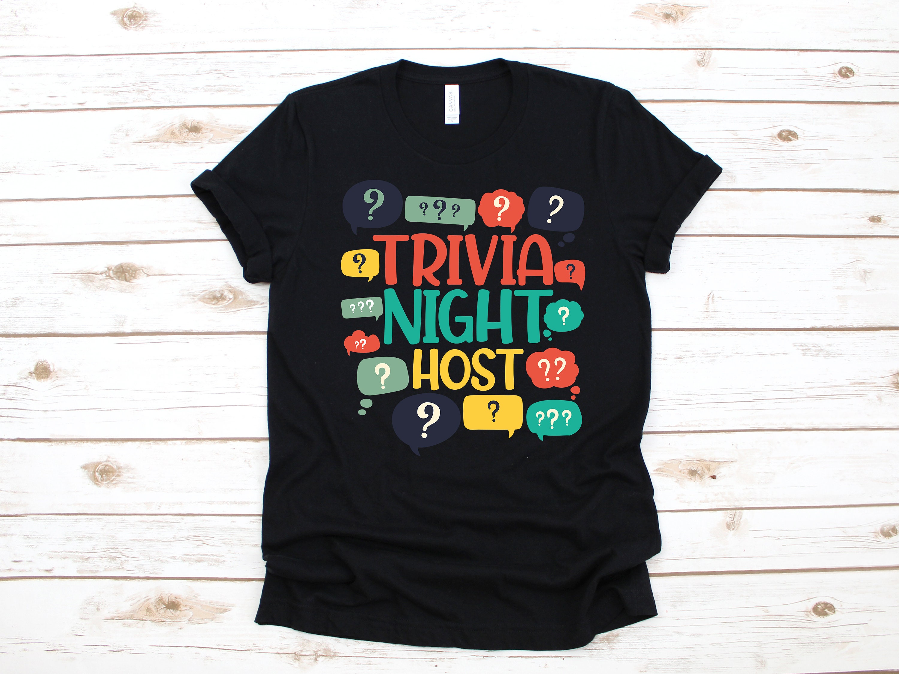 Trivia Night Host T-shirt Trivia Tee Tank Top Hoodie - Etsy