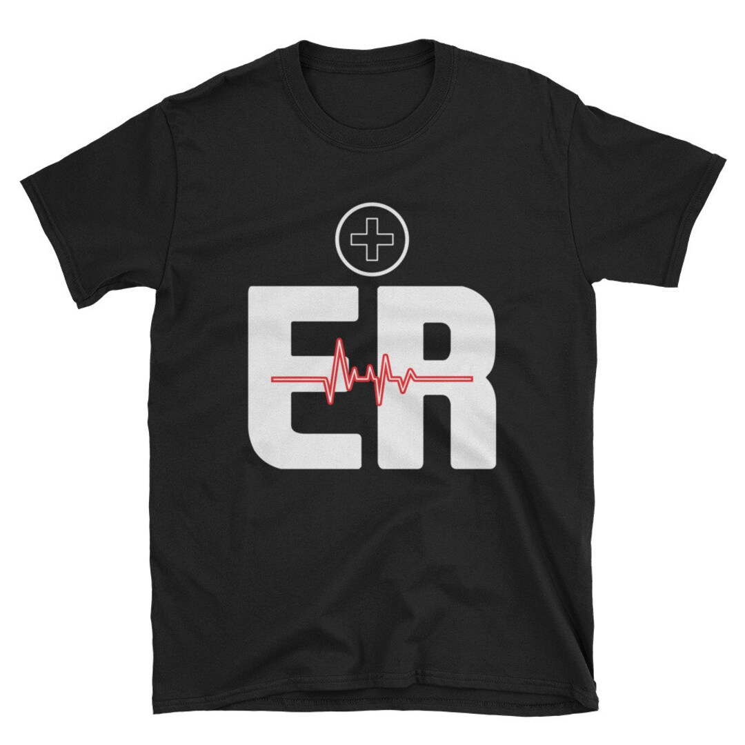 ER Nurse Emergency Room Short-sleeve T-shirt - Etsy