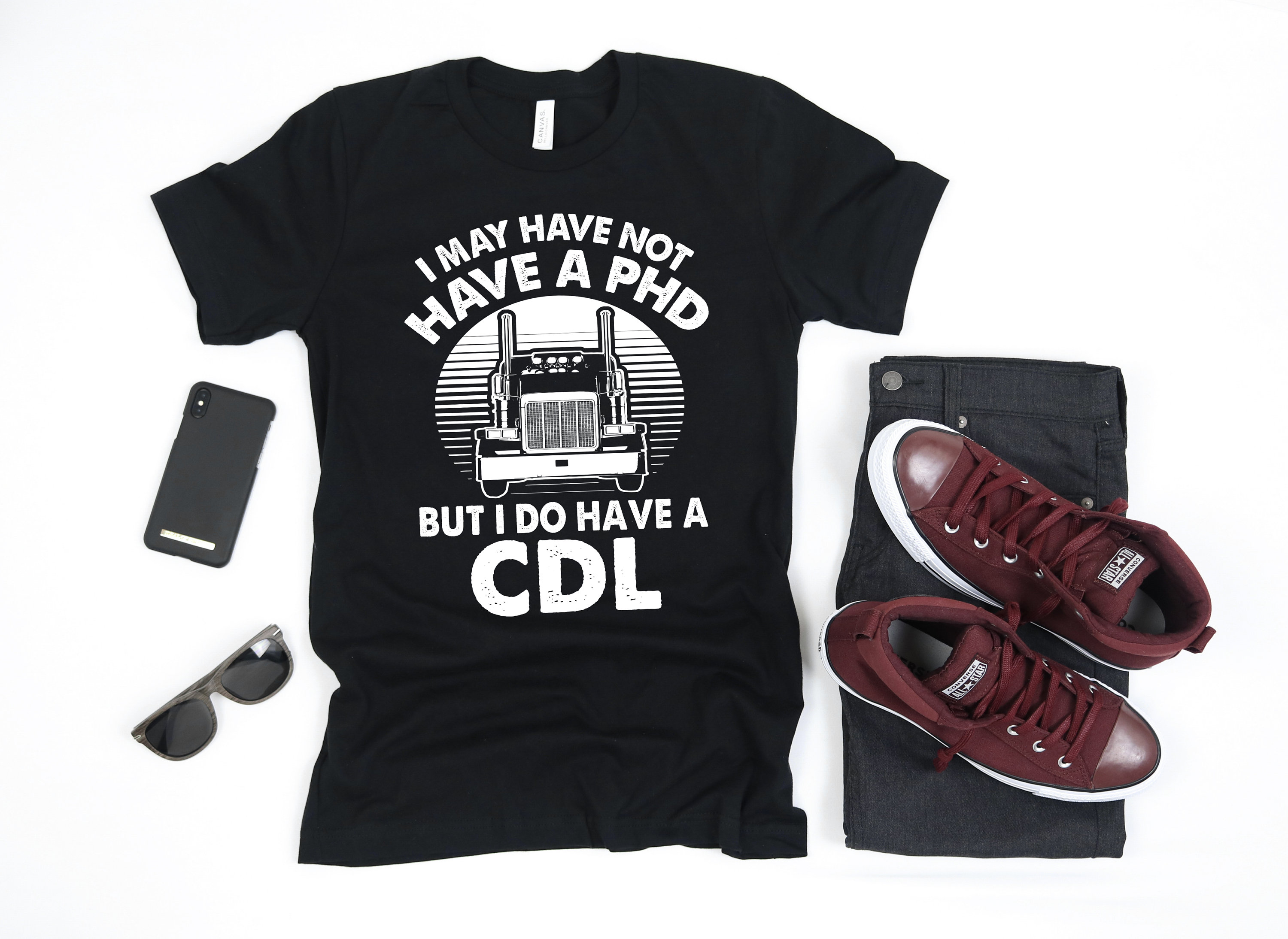 CDL Truck Driver T-Shirt Funny Trucker Shirt Truckers Gifts | Etsy