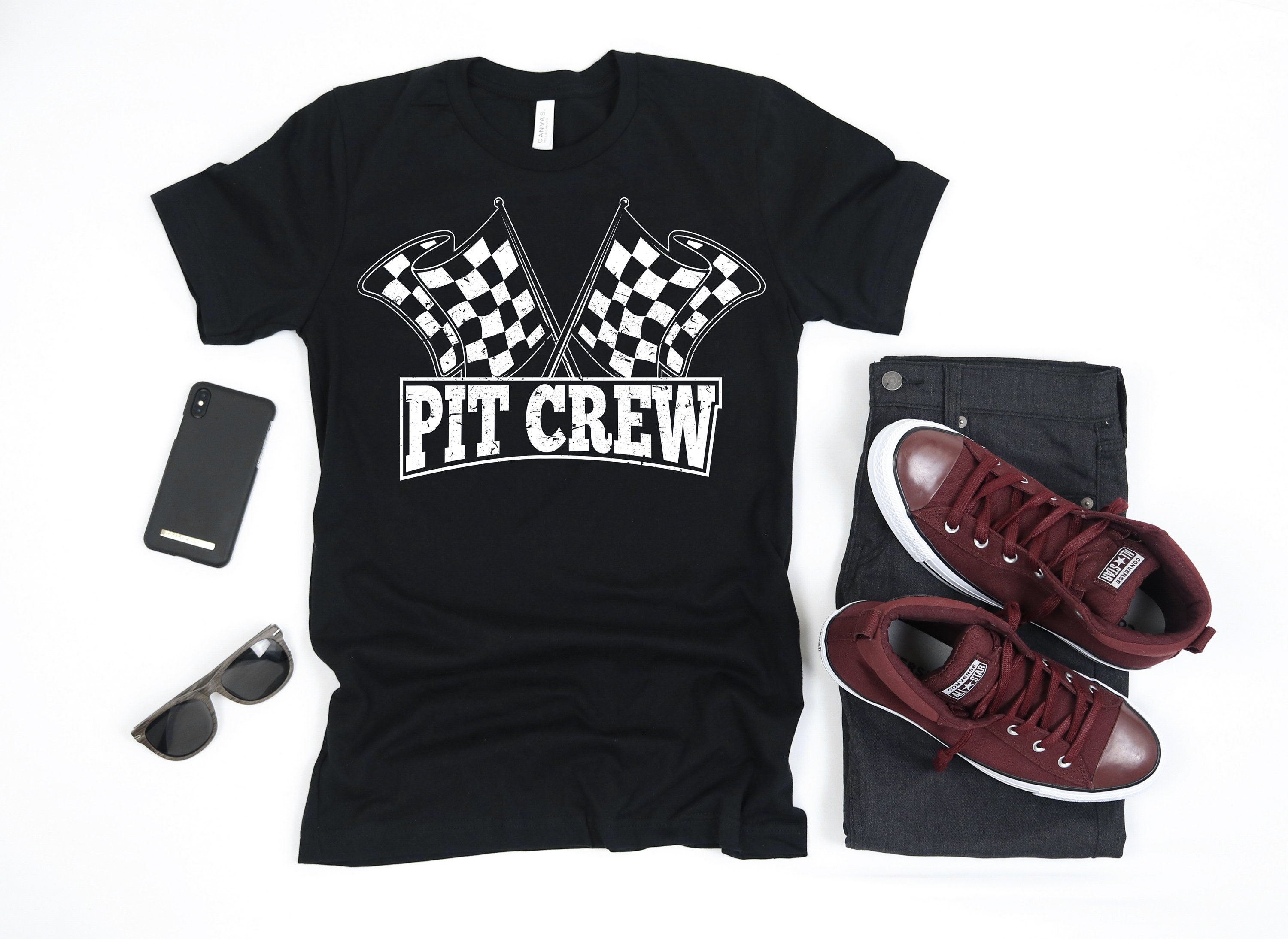 Pit Crew Car Shirt Pit Crew Birthday Party Car T-shirt, Tank Top ...