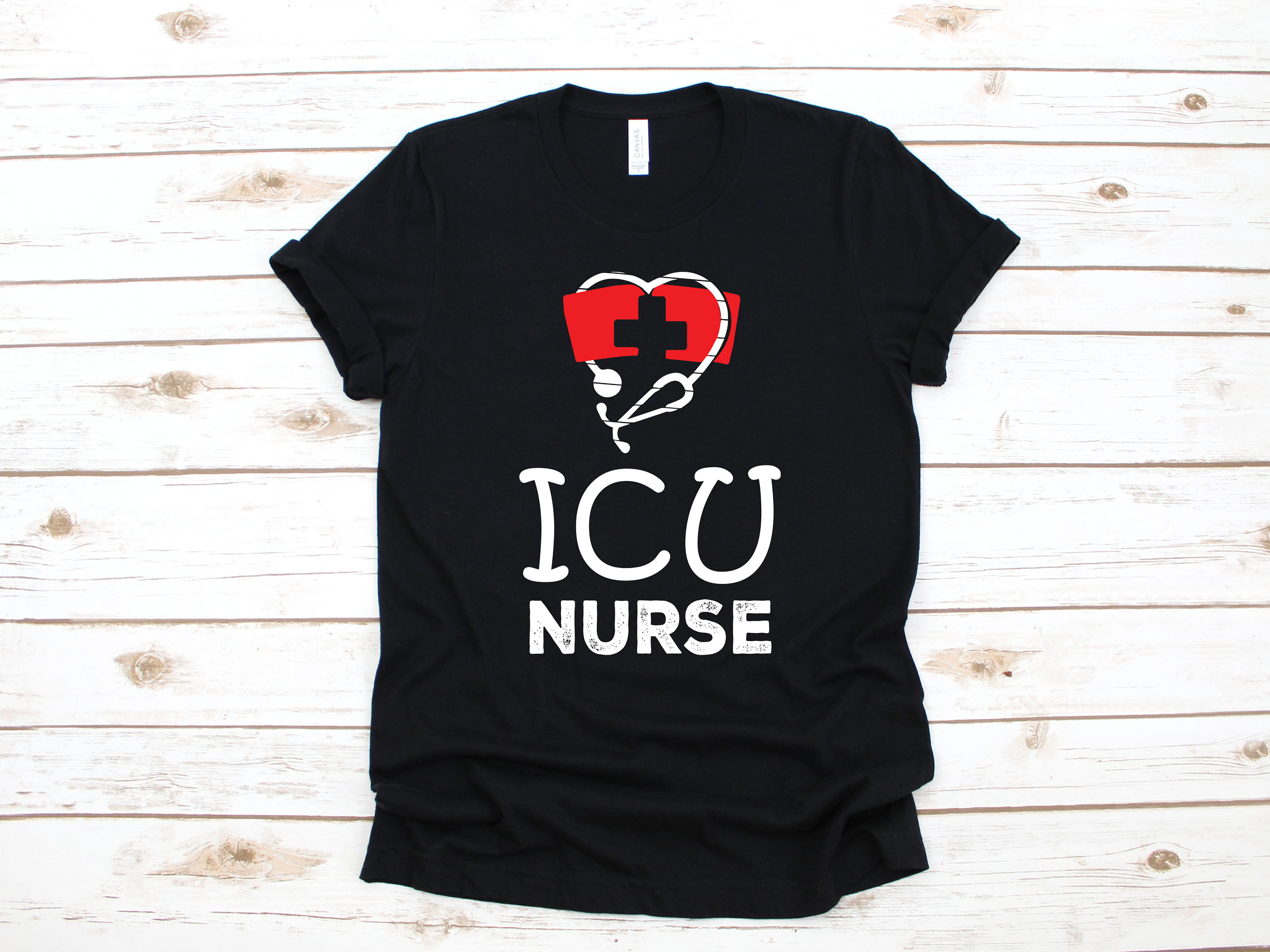 ICU Nurse Shirt Cute Intensive Care Unit Nurses T-Shirt | Etsy