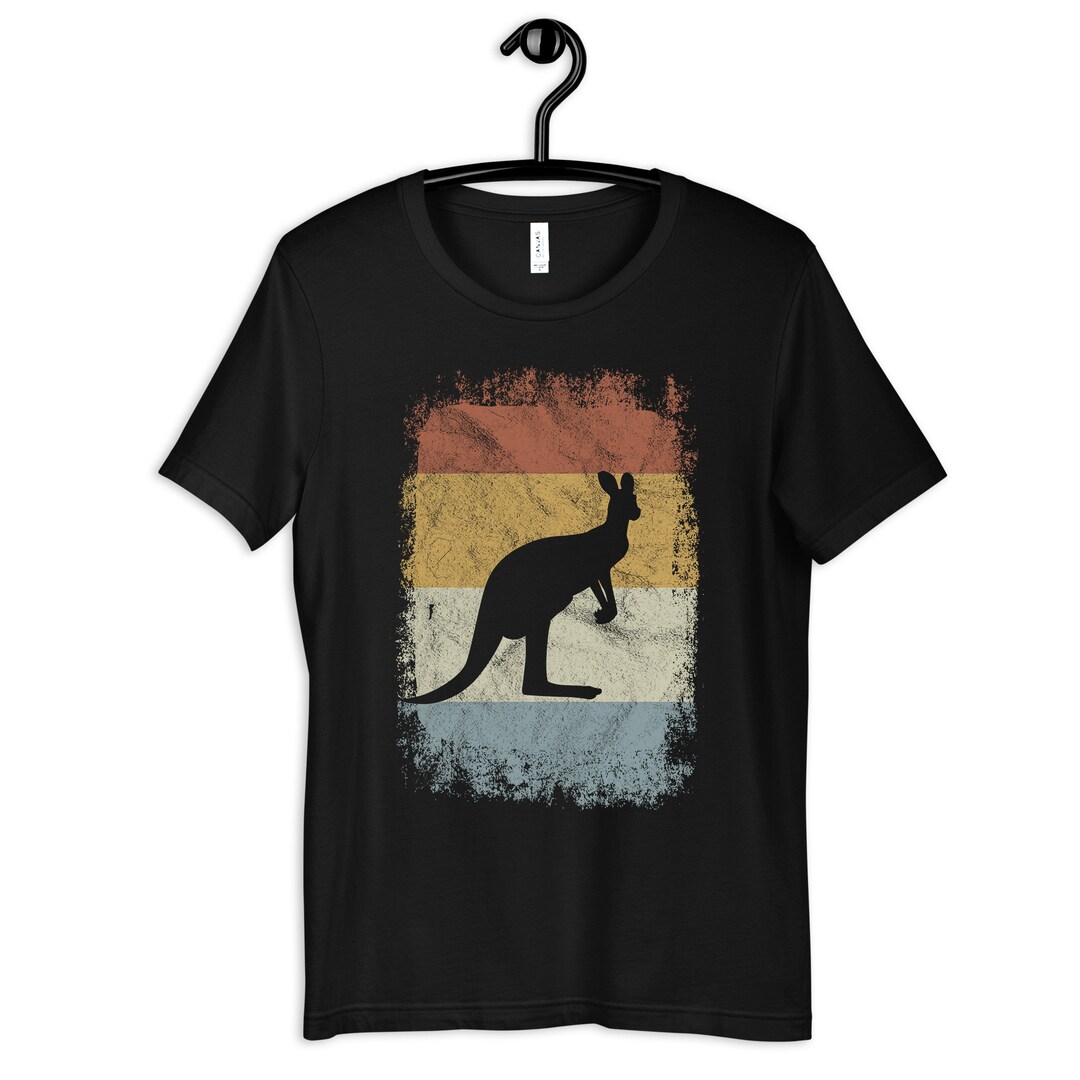 Retro Kangaroo Shirt, Kangaroos Tee, Kids Hoodie, Zoo T-shirt, Safari ...
