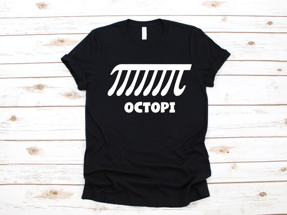 Octopi Shirt Funny Math Teacher 3.14 Octopus Pi Day Gifts | Etsy