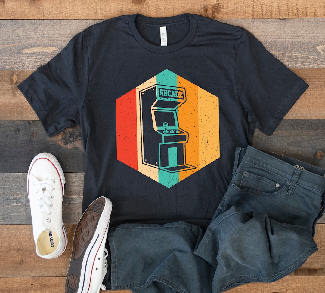 Retro Arcade T-shirt, Arcade Gamer Tee, Gaming Kids Hoodie, Tank Top ...