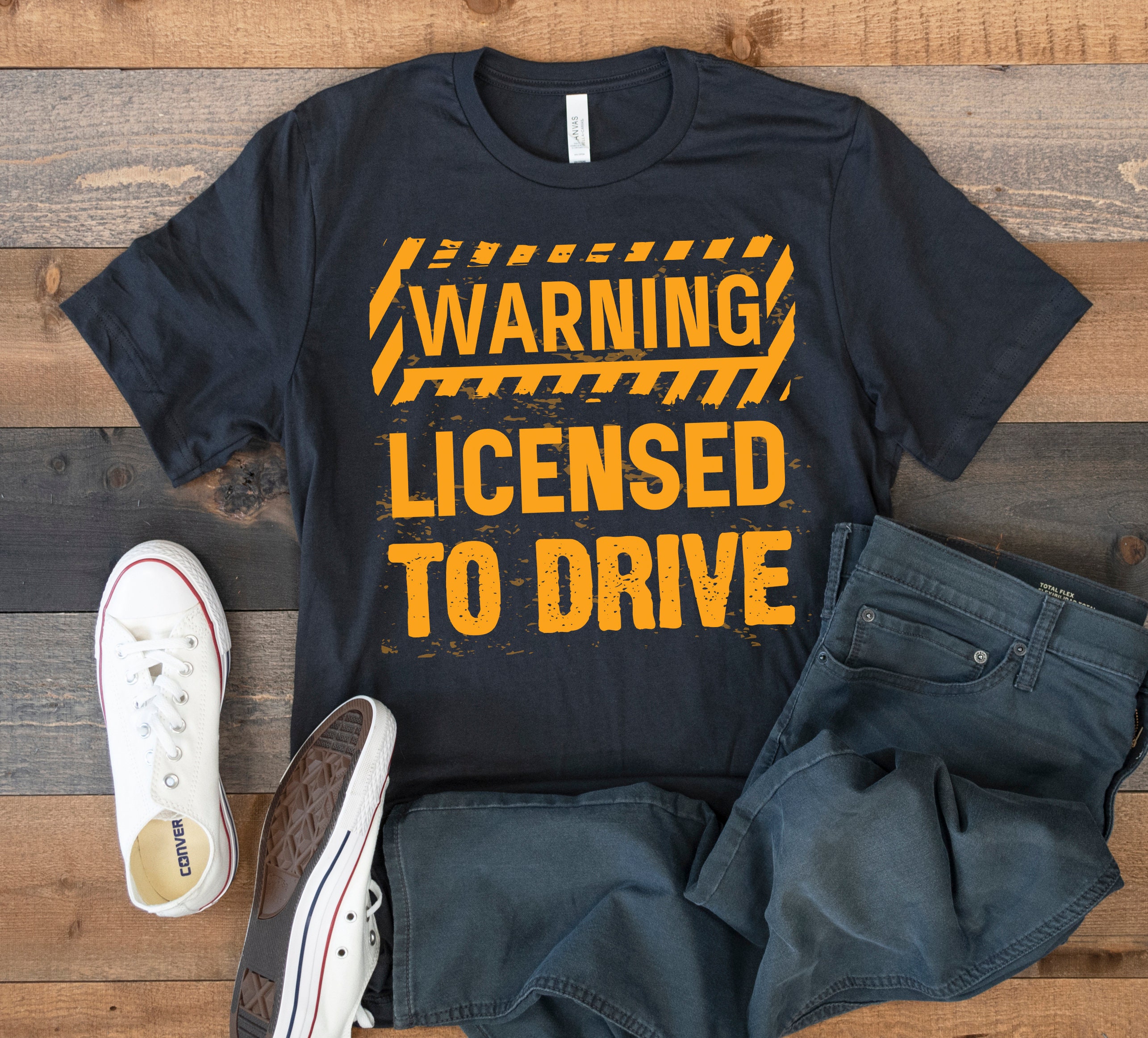 Warning Licensed to Drive T-shirt Drivers License Tee Tank - Etsy