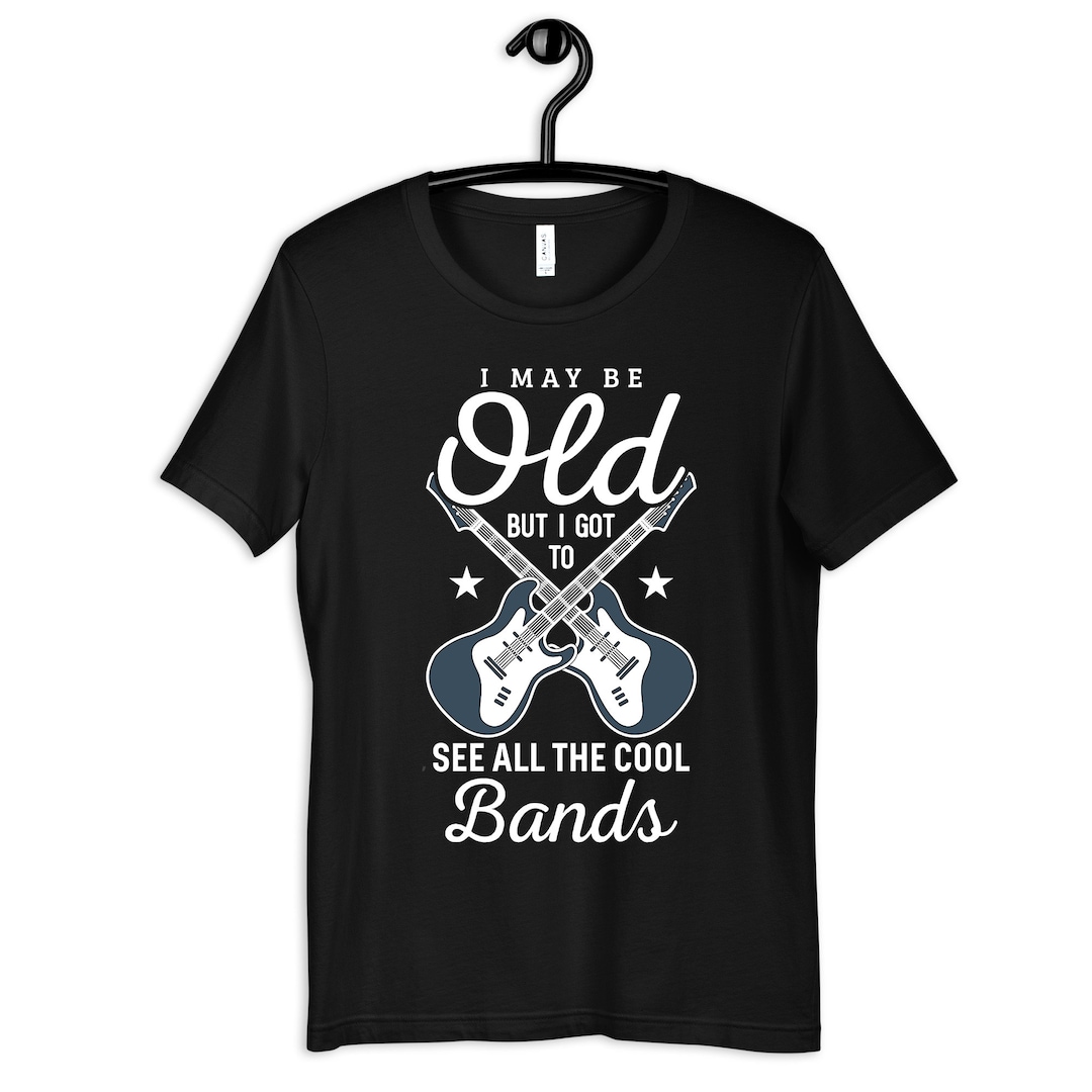Old Rock Music T-shirt, Cool Bands Legacy Tee, Vintage Concert Hoodie ...