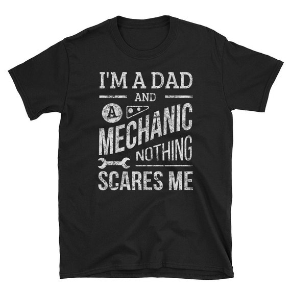 Dad Mechanic Funny T Shirt Fathers Day Gift Car Mechanic Tee | Etsy