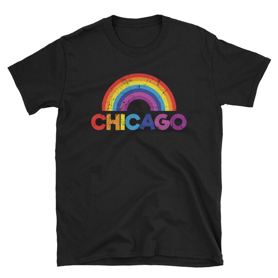 Chicago Flag Chicagoan Apparel Gift Short-sleeve T-shirt - Etsy