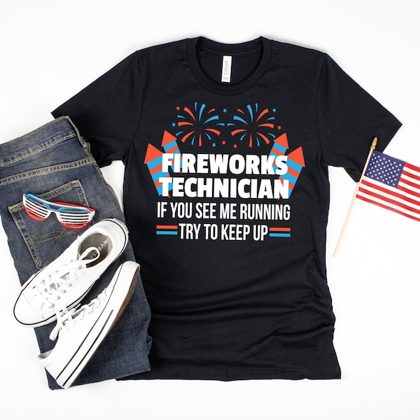 Fireworks Tshirt - Etsy