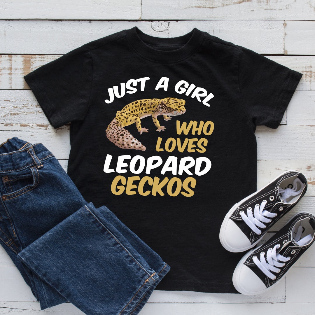 Girl Who Loves Leopard Geckos Kids T-shirt, Toddler Shirt, Hoodie ...