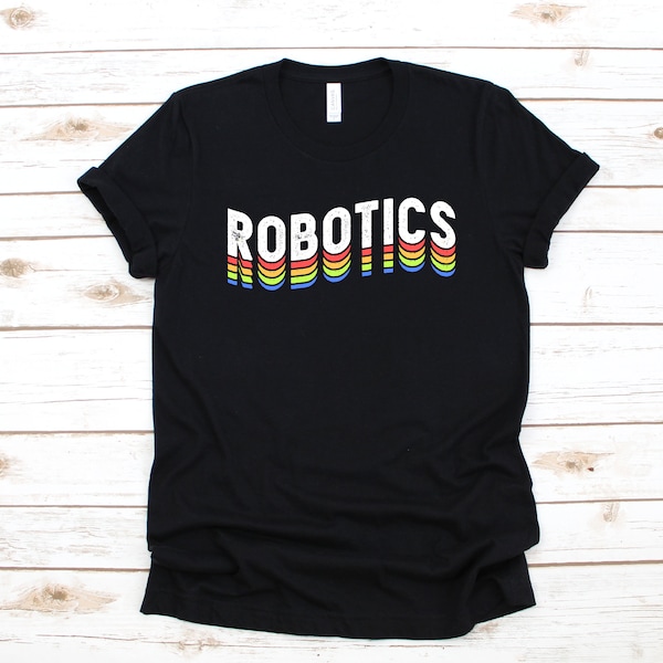 Robot T Shirt - Etsy