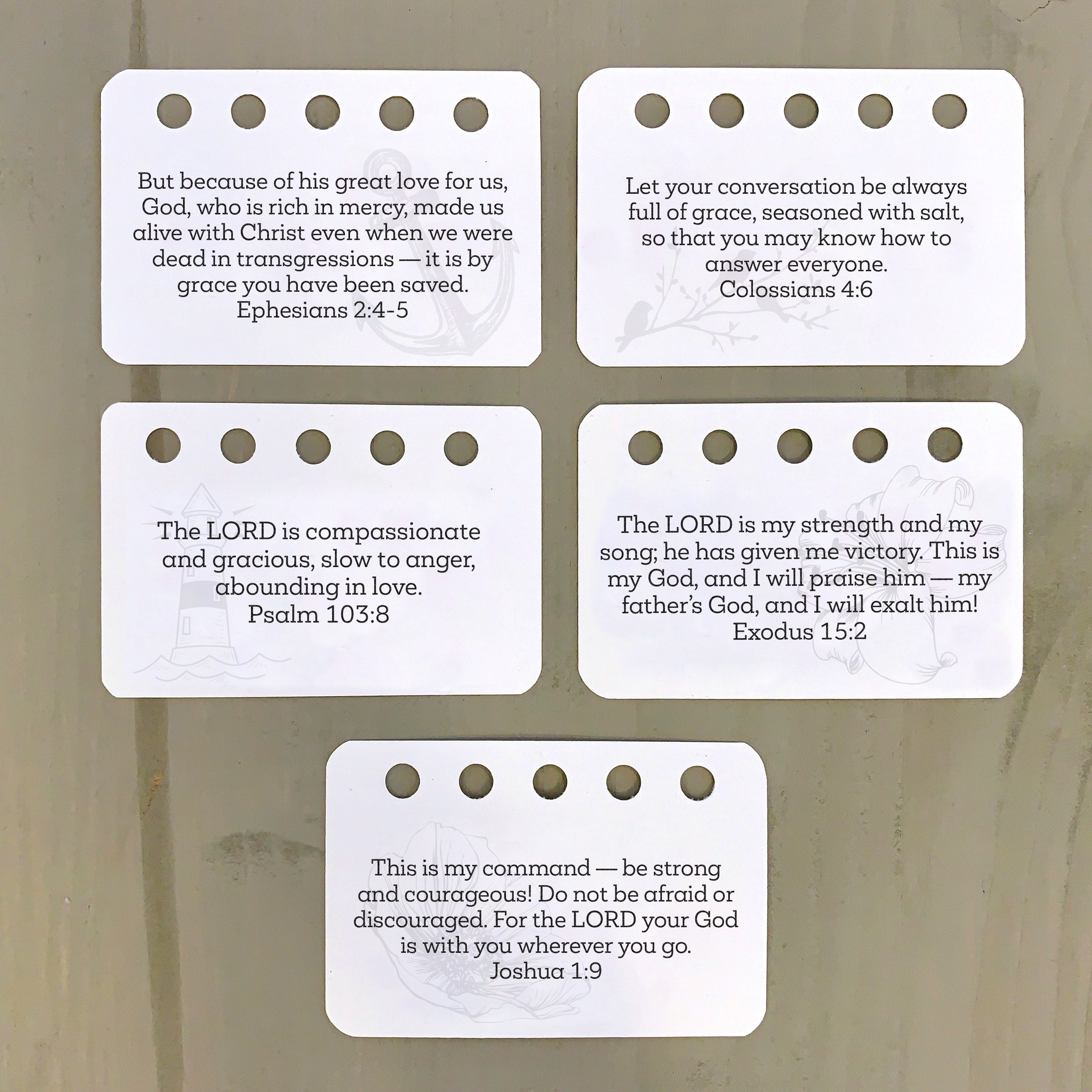 Prayer Scripture Card Bible Verse Card Scripture Gift Custom Prayer ...