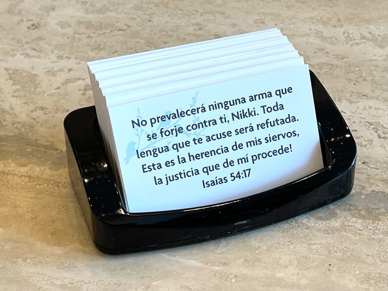 Personalizados Tarjetas Con Versículos Bíblicos 100 Tarjetas Español ...