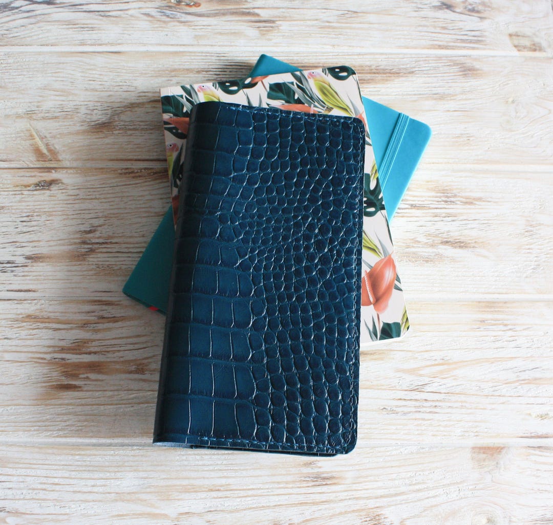 Leather N2 Weeks Sterling Ink 2025 Cover / B5 Planner / A6 A5 B6 ...