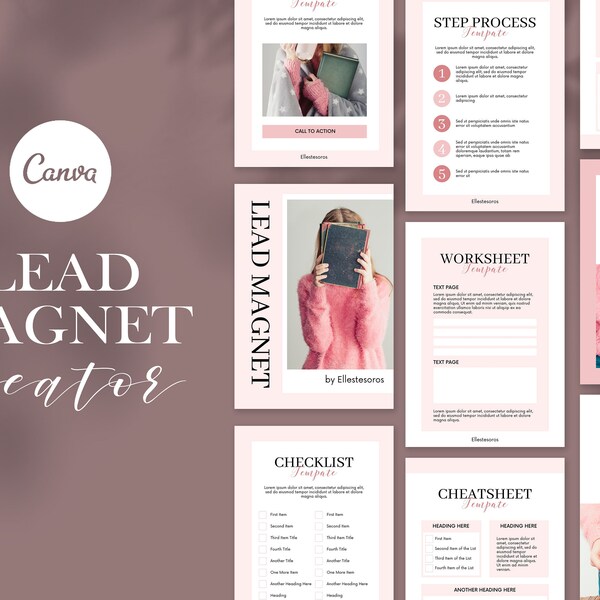 Lead Magnet Checklist Canva Template - Etsy