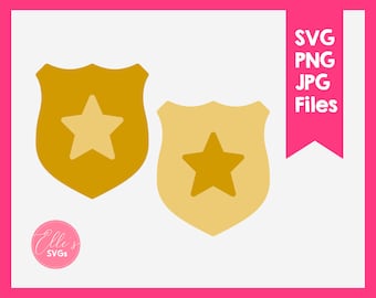 Police Badge Svg Bundle Cut Files for Cricut Png Clipart - Etsy