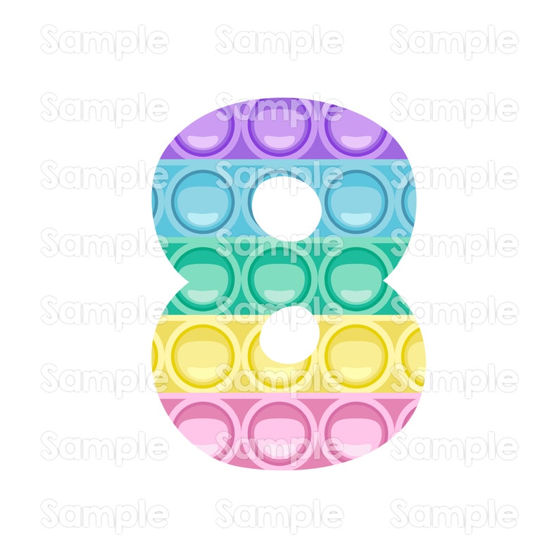 Pastel POP IT Alphabet Numbers Cliparts Pop It Letters Pop - Etsy