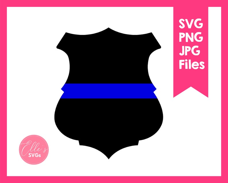 Police Badge Svg Police Badge Cut File Police Clipart Badge | Etsy